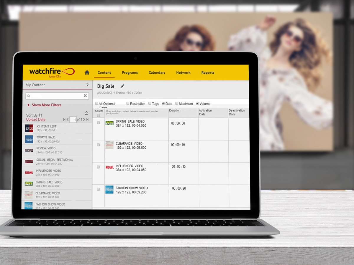 Cloud Sign Management Software | Ignite OPx | Watchfire