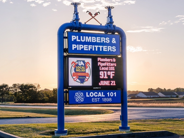 Plumbers & Pipefitters Local 101 | Watchfire Signs
