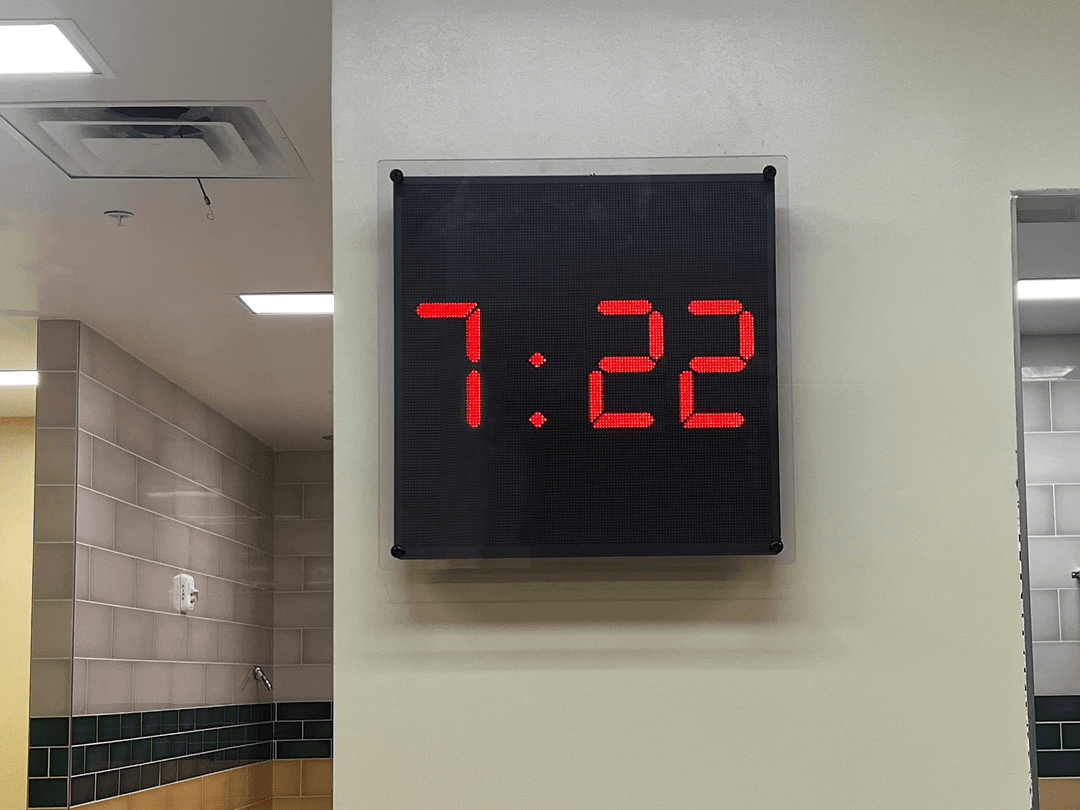 Locker Room Clock | Watchfire